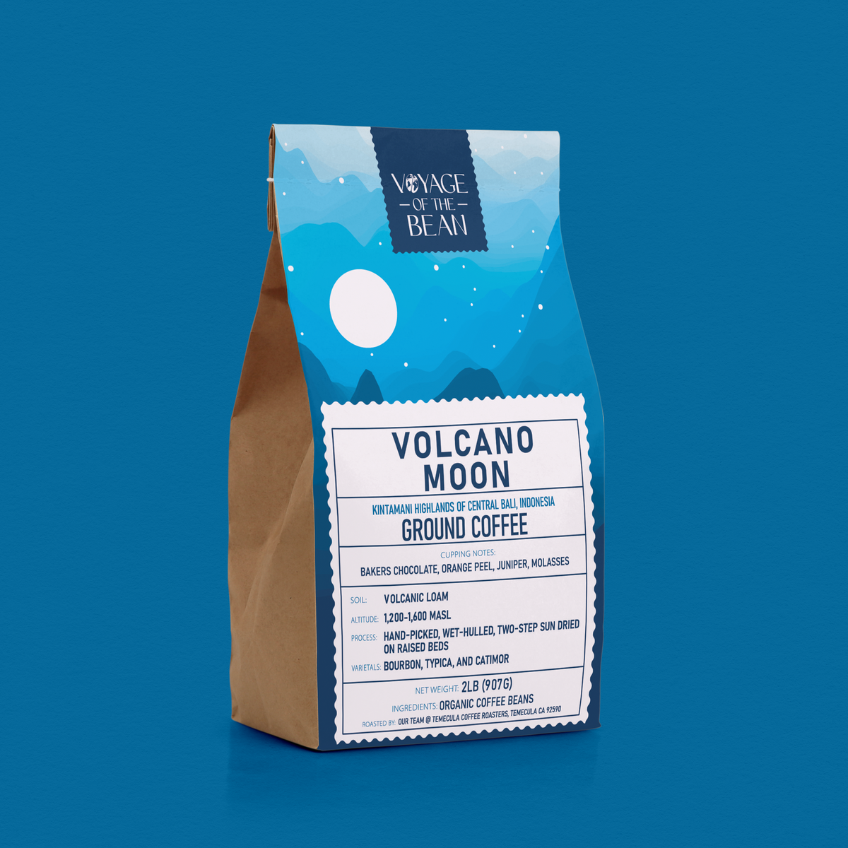 Volcano Moon - Bali, Indonesia – Voyage of the Bean